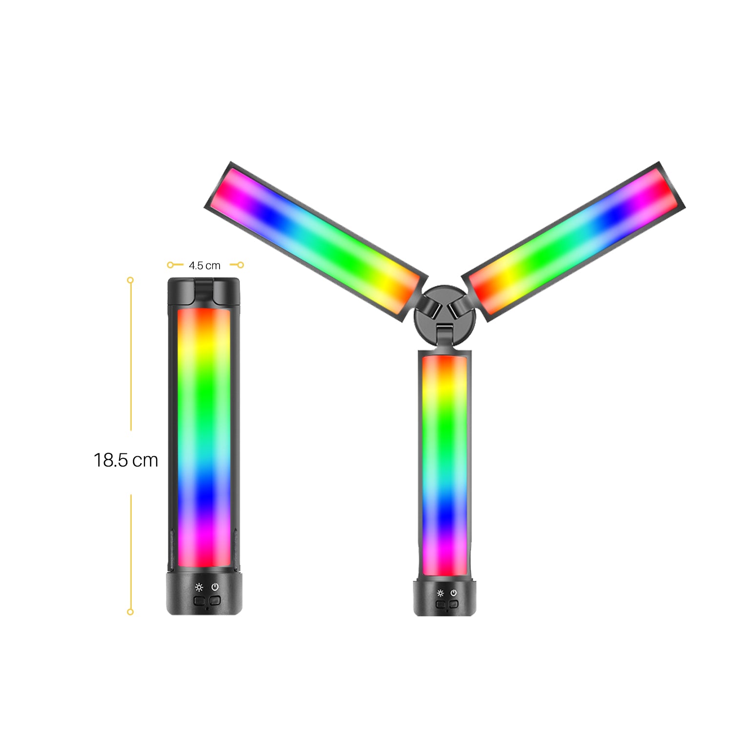Foldable RGB light